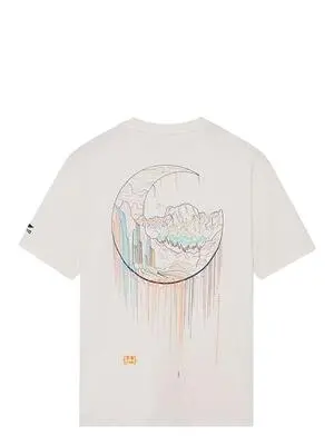 LI-NING Ss22 Logo Printing Loose Round Neck Short Sleeve Couple Style - White