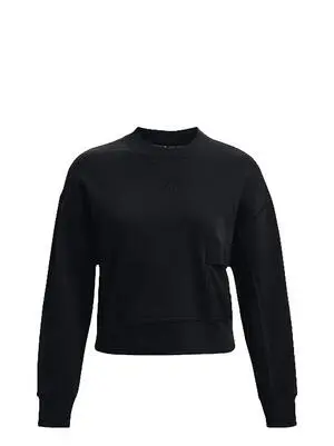 Under Armour Project Rock Fleece Crew Sweatshirt - Black