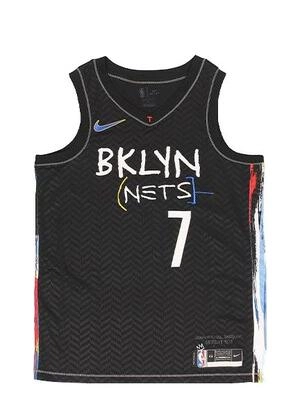 Nike Nba City Edition Brooklyn Nets Kevin Durant Jersey - Black