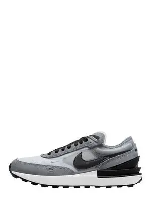 Nike Waffle One Casual Low Top Sneakers - Black/grey/white