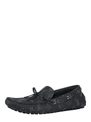 LOUIS VUITTON Arizona Moccasin Loafers - Black/grey