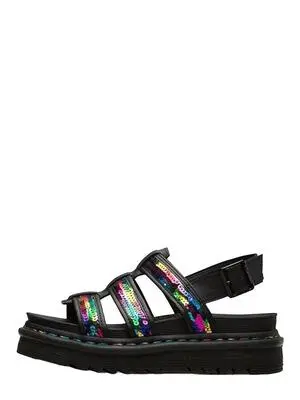 Dr. Martens Yelena Sequin Embellished Platform Sandals - Default Colorway
