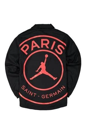 JORDAN X Paris Saint-germain Casual Sport Jacket - Black