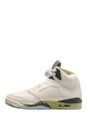 JORDAN Jordan Air 5 High Top Sneakers Sail/luminous Green/anthracite