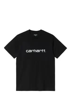 Carhartt Work In Progress Script Short Sleeve T-shirt - Black