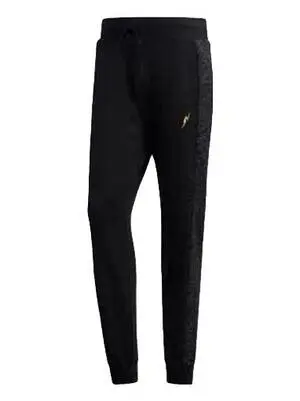 Adidas Neo X Pokemon Embroidered Side Printing Sports Long Pants - Black