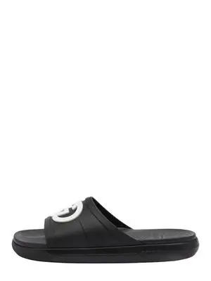 Gucci Interlocking G Slide - Black/white