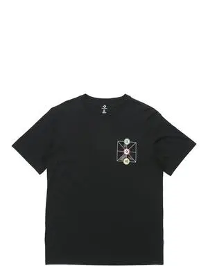 CONVERSE Creative Sports Round Neck Short Sleeve - Black