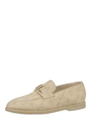 LOUIS VUITTON Monogram Loafers - Beige