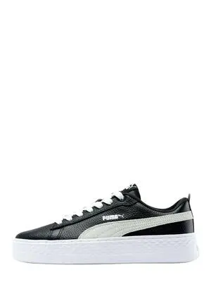 PUMA Smash Platform Leather Sneakers - Black