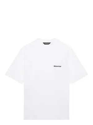 Balenciaga Ss21 Bb Letter Printing Male - White