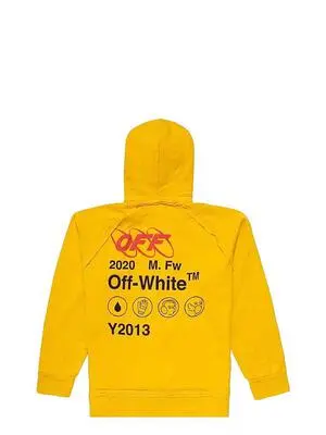 Off-White Industrial Y013 Drawstring Hoodie - Yellow