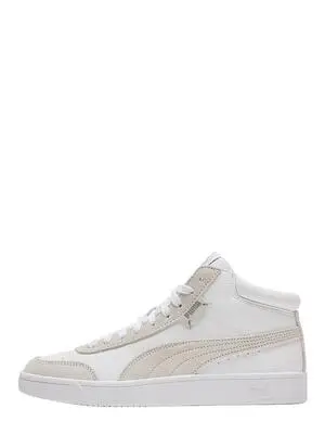PUMA Court Legend Mid Sneakers - White/grey