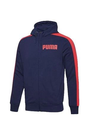 PUMA Hooded Zipper Jacket - Blue
