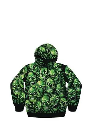 Supreme Skull Pile Hooded Sweatshirt - Green