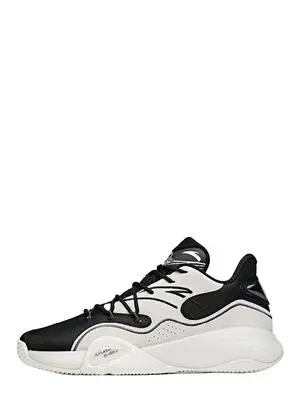 ANTA Cement Bubble Low Top Sneakers - Black/white