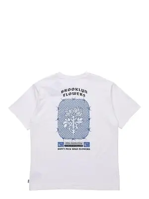 Adidas Originals Bk Tee Back Printing Sports Round Neck Short Sleeve - White