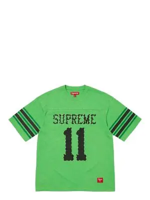Supreme Ss26 Studded S/s Football T-shirt - Green