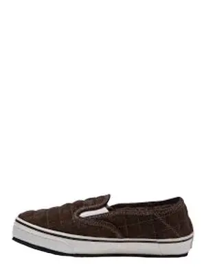 VANS Slip-on Quilted Sherpa Slipper - Brown/white