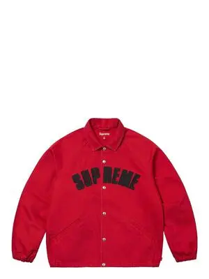 Supreme Arc Denim Coaches Jacket - Red