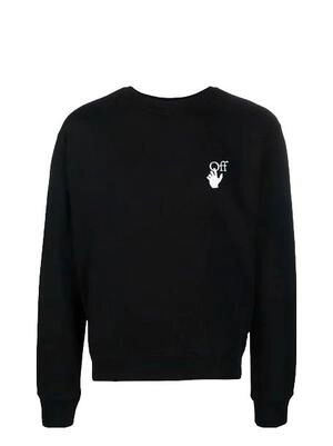 Off-White Fw21 Arrow Pattern Crewneck - Black