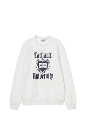 Carhartt Work In Progress Carhartt WIP University Graphic Sweatshirt Gray