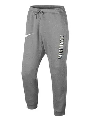 Nike Michigan Club Fleece College Pants - Grey