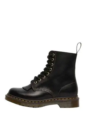 Dr. Martens 1460 Pascal Abruzzo Leather Boots - Black
