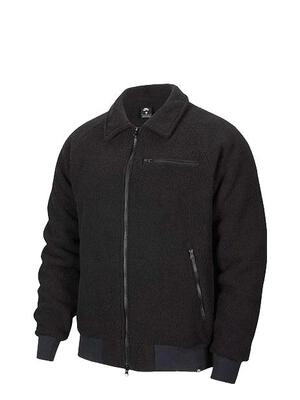 Nike Stand Collar Fleece Lined Jacket - Black