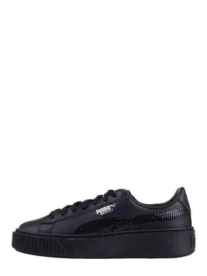PUMA Basket Platform Bling Sneakers - Black