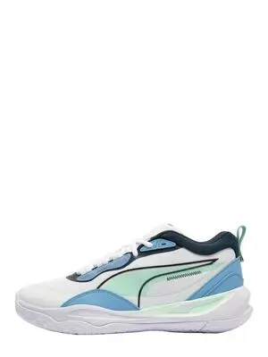 PUMA Playmaker Pro Basketball Sneakers - White/blue/green