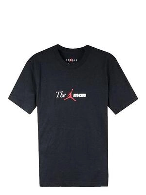 JORDAN Round Neck Casual Short Sleeve - Black