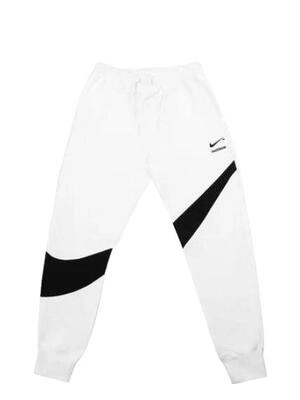 Nike Swoosh Tech Fleece Sweatpants 'white - White/black