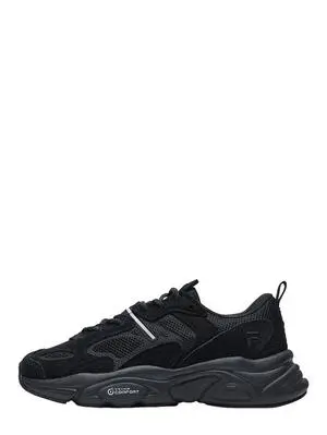 FILA Wear-resistant Athletic Sneakers - Black