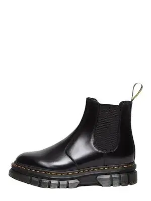 Dr. Martens Rikard Polished Smooth Leather Chelsea Boots - Black
