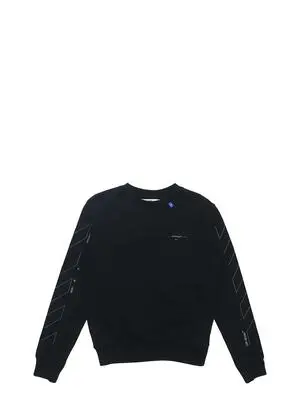Off-White Unfinished 3m Arrow Crew Neck Sweater - Black
