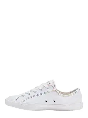 CONVERSE Chuck Taylor All Star Dainty Rainbow Low Top Sneakers - White