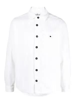 STONE ISLAND Stone Island Cord Overshirt 'white'