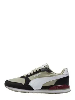 PUMA St Runner V3 Sneakers - Black/white/green