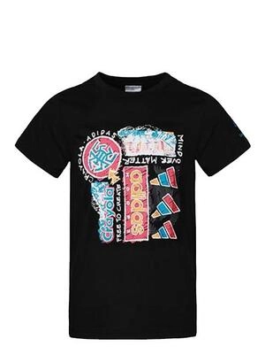 Adidas X Crayola Graphic Short Sleeve T-shirt - Black