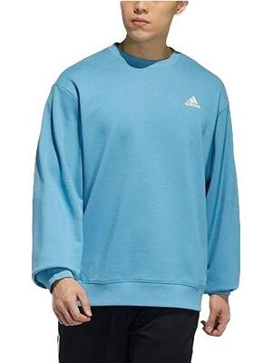 Adidas Crewneck Sweatshirt With Logo Detail - Blue