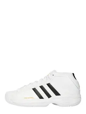 Adidas Pro Model 2g Mid Top Basketball Sneakers - White