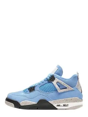 JORDAN 4 Retro "university Blue" Sneakers - University Blue/tech Grey/white