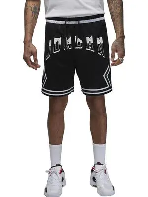 JORDAN Dri-fit Sport Diamond Shorts - Black/white