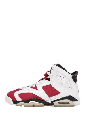 JORDAN Air 6/17 Retro Sneakers - White/red
