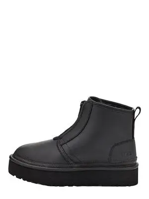 UGG Neumel Platform Zip Boots - Black