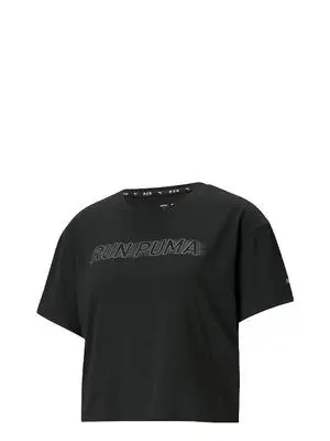 PUMA Cooladapt Skimmer Running T-shirt - Black/grey
