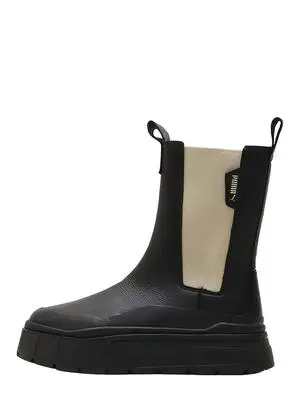 PUMA Mayze Stack Chelsea Boots - Black