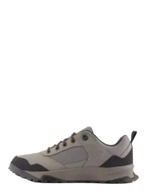 Timberland Lincoln Peak Lite Fabric And Leather Low Top Sneakers - Grey/black/red