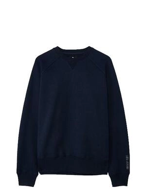 CONVERSE X Kim Jones Crossover Solid Color Sports Knit Pullover - Navy